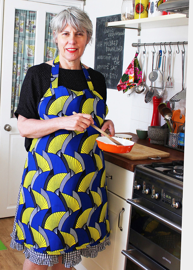 Fiona in kitchen jpg | SEWGIRL