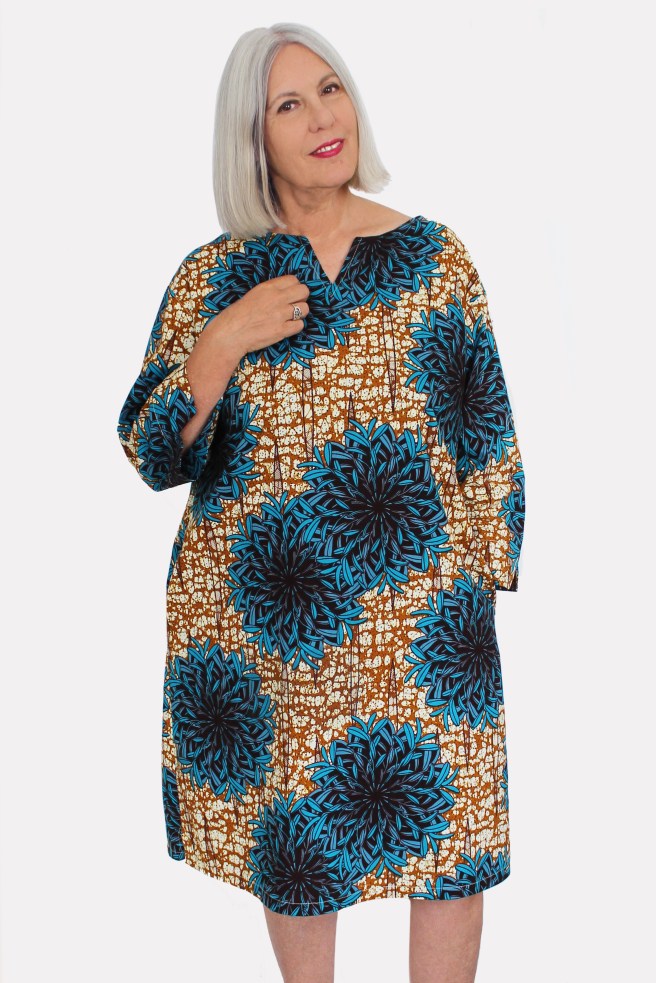 VALERIE SHIFT DRESS WITH OBI BELT