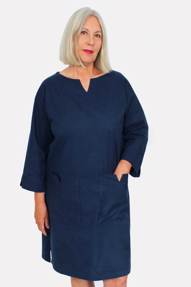 VALERIE SHIFT DRESS WITH OBI BELT